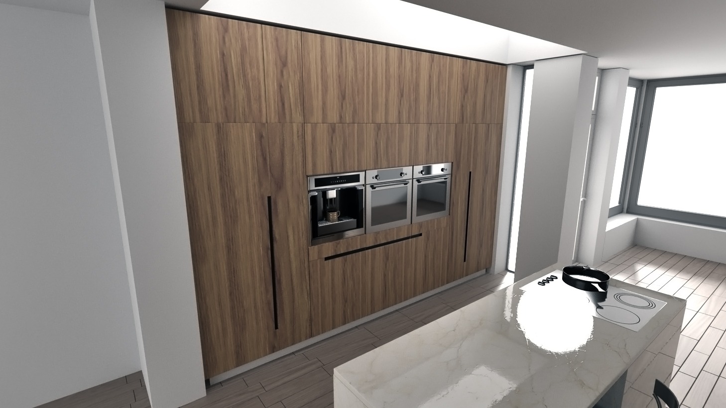 Magnus Island Modular Kitchen Design - deViz